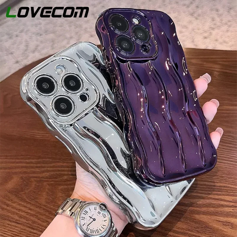 Luxury-Laser-Water-Ripple-Phone-Case-For-iPhone-15-Pro-14-13-12-11-Pro ...