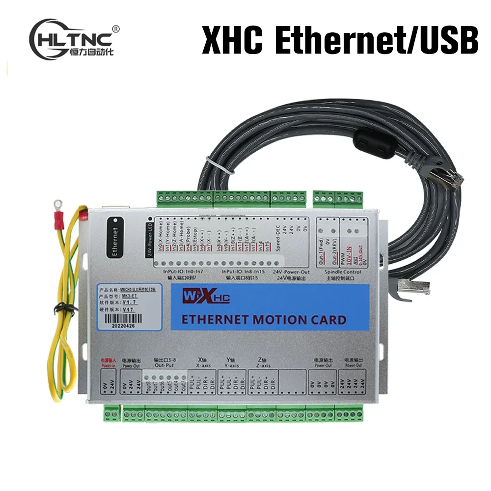 Motion-Control-Card-para-CNC-Gravador-XHC-MKX-ET-Ethernet-USB-Mach3 ...