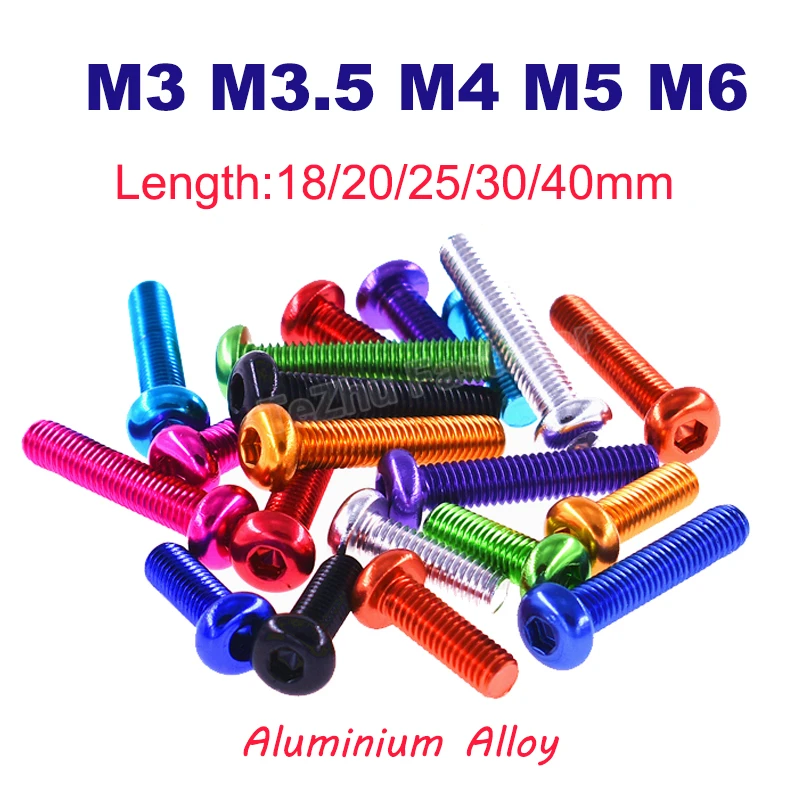 Aluminium Alloy Mechanical Screw | Aluminium Alloy Screw Allen Bolt - M3 M3.5 M4 M5 - Aliexpress