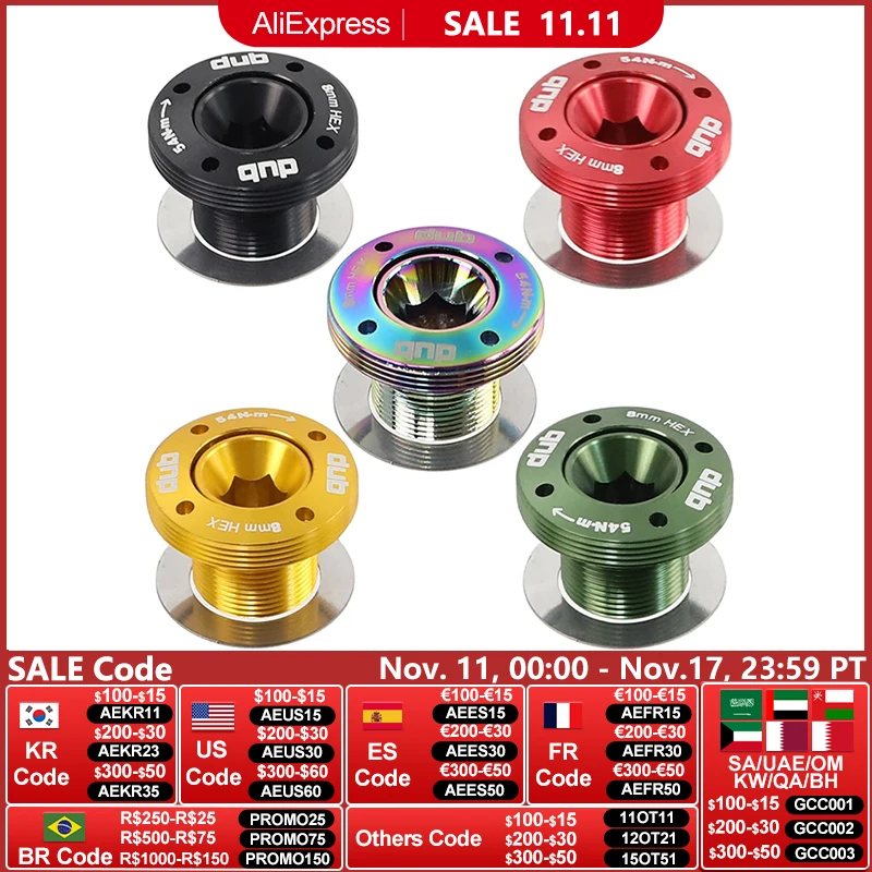 Bicycle-Crank-Arm-Cap-Kit-DUB-Crank-Cover-DUB-Cap-Crank-Self-Extracting ...