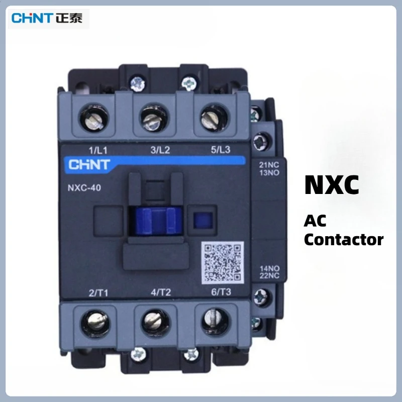 110/220/380V AC Contactor Chint NXC-18/25/32/40 1NO 1NC for Motor Drive ...