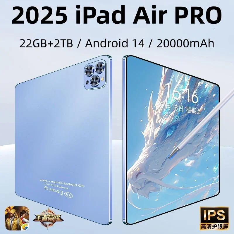2025 5g tablet ipad air pro android 14 12 polegadas 22gb ram 2tb rom ...