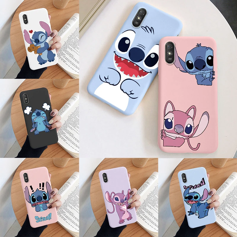 Lilo Stitch Phone Case For Redmi 9A 9AT Camera Protect Soft Cover ...