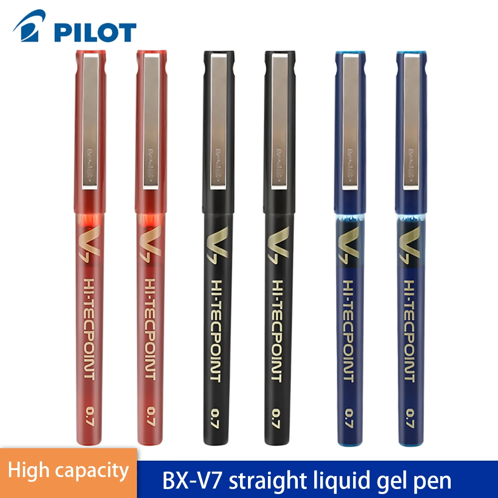 12 Pcs/lot Wholesale Japan Pilot V7 Liquid Ink Pen 0.7mm Bx-v7 Standard ...