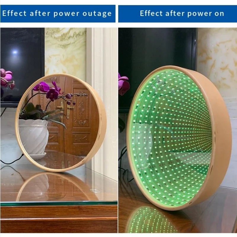 Personalized-LED-Infinite-Fantasy-Mirror-Indoor-LED-Abyss-Mirror-3D ...
