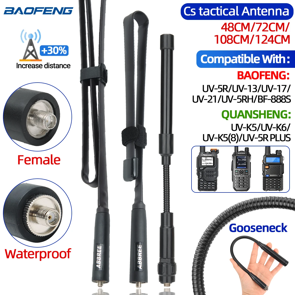 Baofeng-CS-Tactical-Antenna-SMA-Female-Dual-Band-VHF-UHF-144-430Mhz ...
