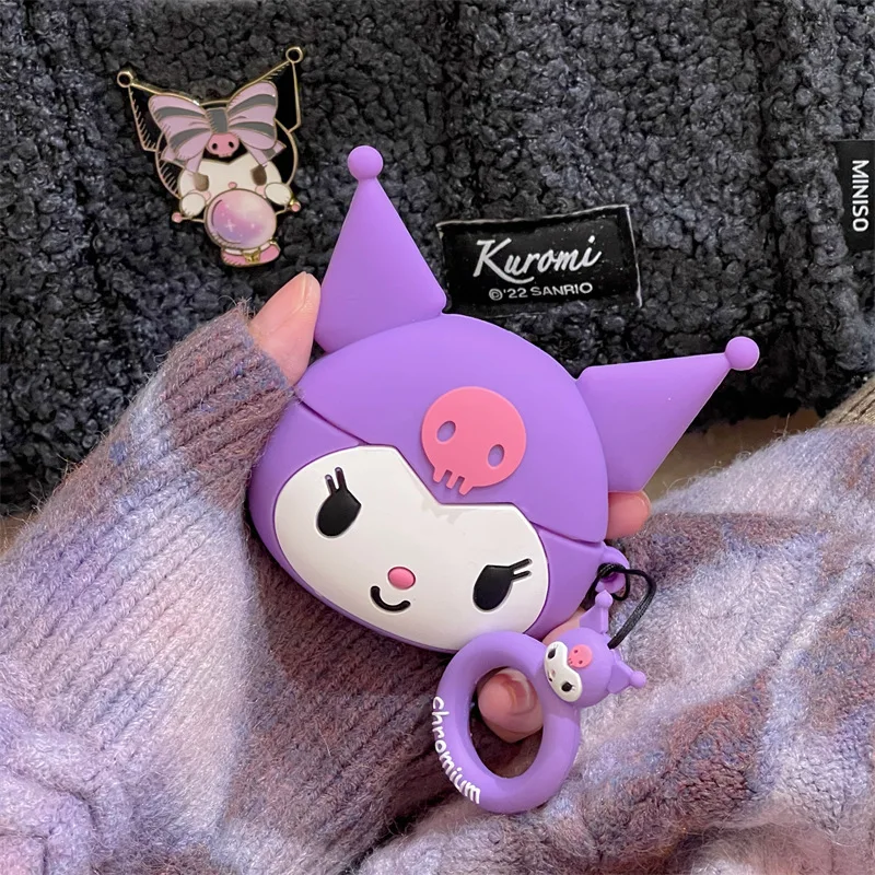For-Airpods-Pro-2-Case-Purple-Kuromi-Protective-Earphone-Silicone-Funda ...