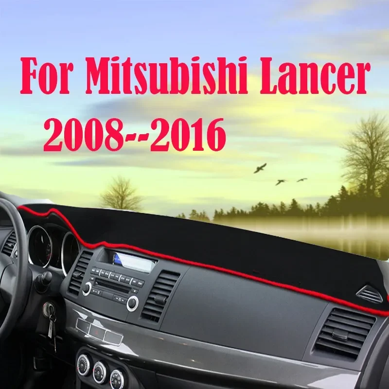 For Mitsubishi Lancer 2008-2016 Car Dashboard Mat Pad Instrument ...