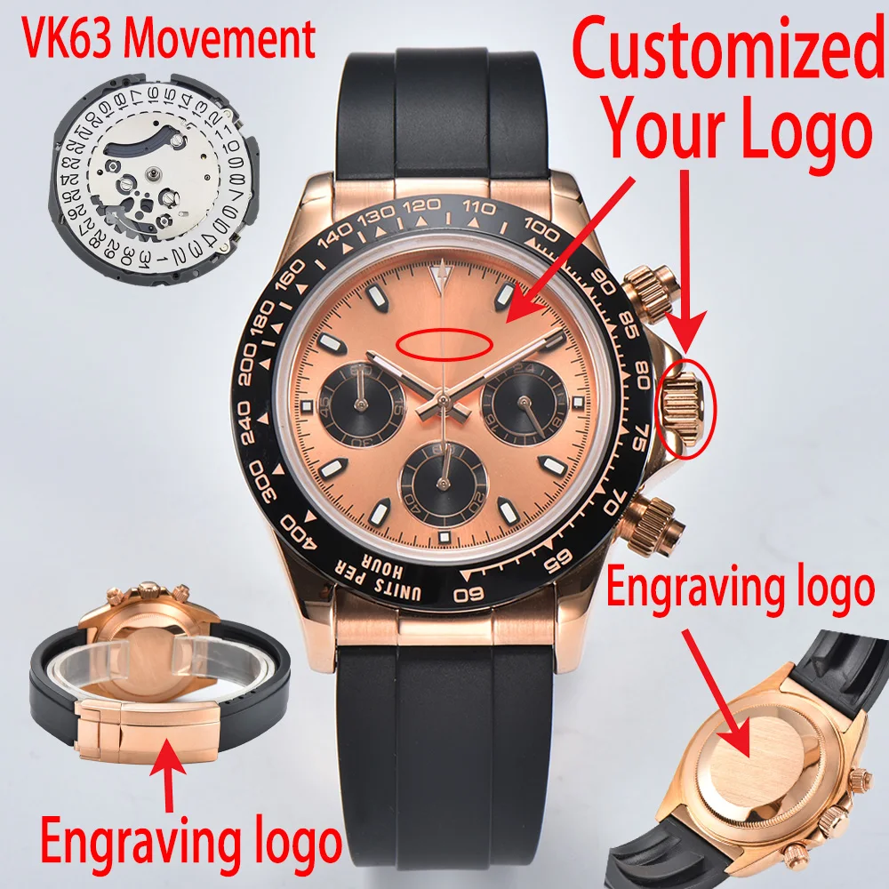 39mm-Watch-VK63-Watch-Men-s-Luxurious-Quartz-Watch-DIY-Custom-Logo-Dial ...