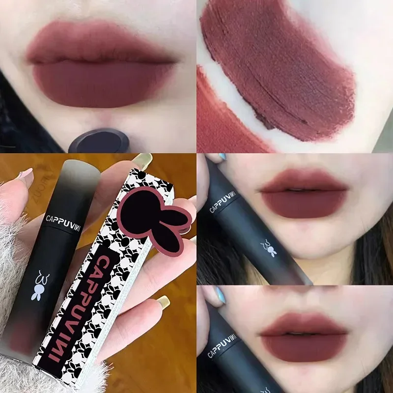 6-Colors-Velvet-Matte-Lip-Mud-Liquid-Lipstick-Waterproof-Nude-Lip-Gloss ...