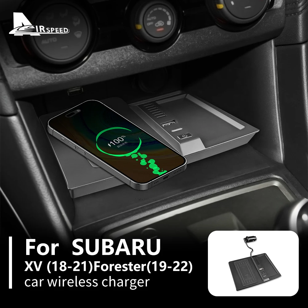 15W-Car-Wireless-Charging-For-Subaru-Forester-2019-2020-2021-2022-XV ...