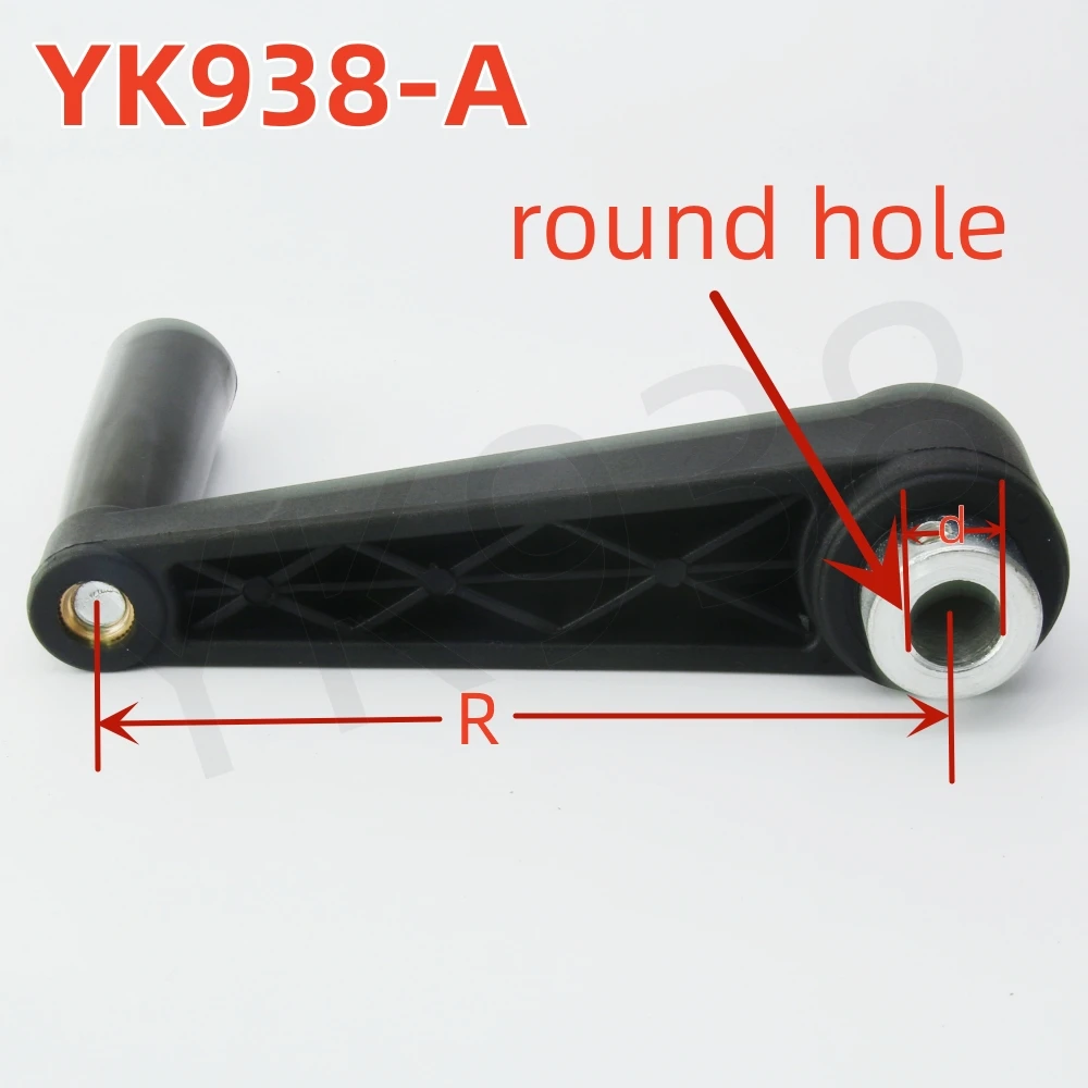 YK938-A-Nylon-Round-Hole-Rocker-Handle-Non-Collapsible-Knob-Handles-For ...