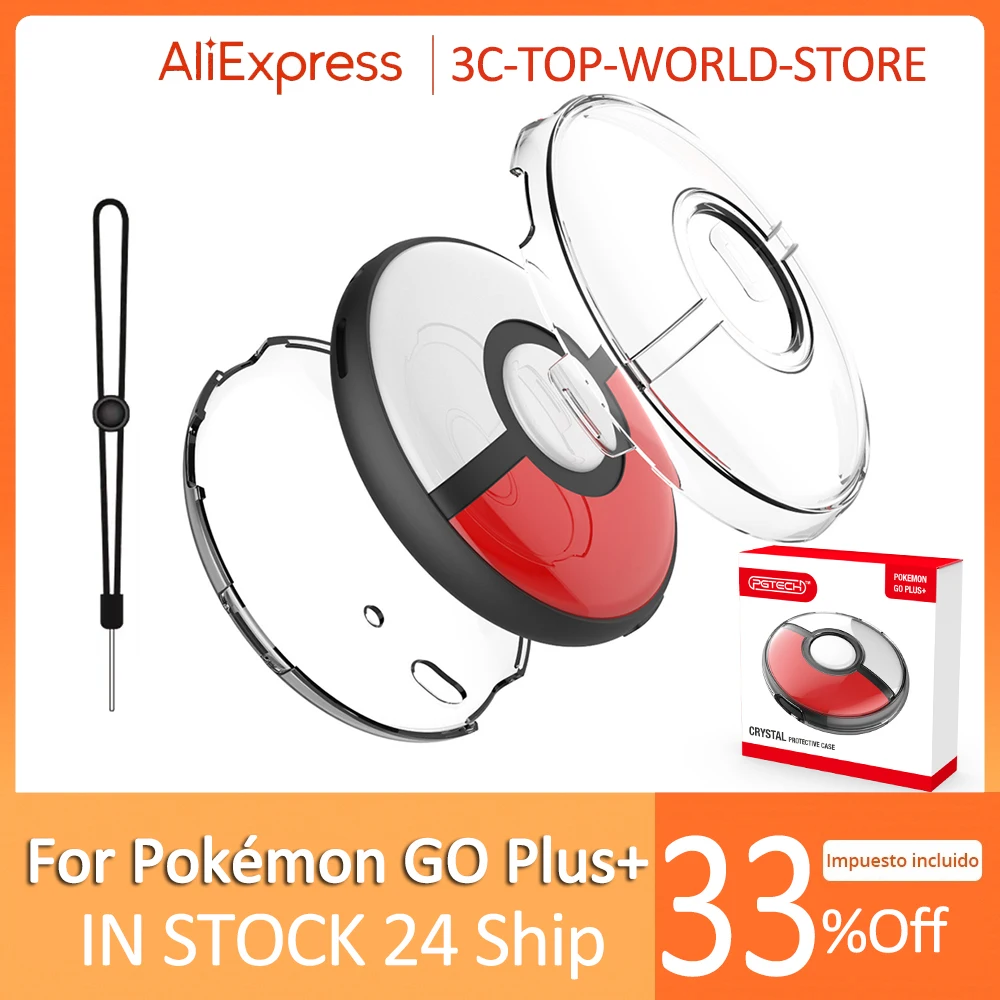 Crystal-Shell-Case-For-Pokemon-GO-Plus-PC-Hard-Transparent-Case-Cover ...