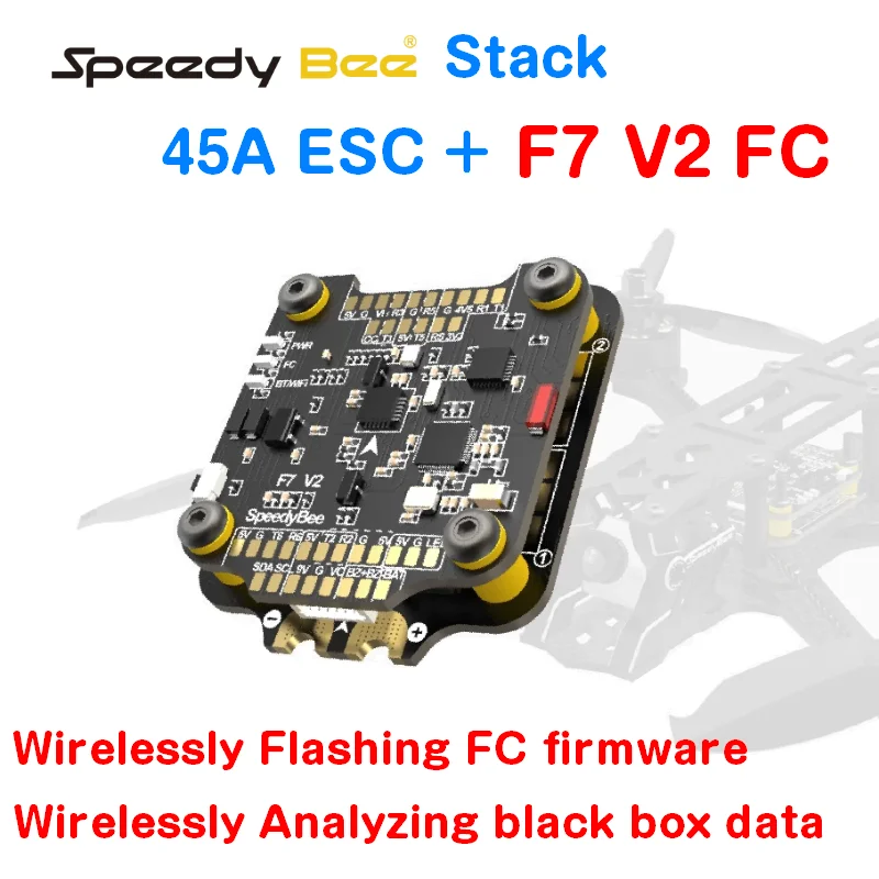 SpeedyBee F7 V3 BL32 50A 30x30 Stack Flight módulo controlador de vuelo ...