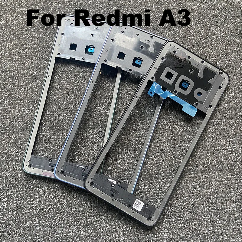 For-Xiaomi-Redmi-A3-Middle-Frame-Front-Bezel-Cover-Chassis-Housing-Back ...
