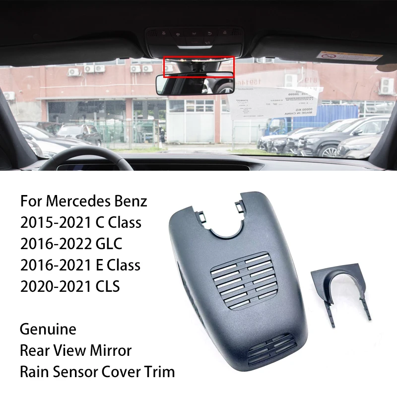 A2058210300-Genuine-Rear-View-Mirror-Trim-Cover-Black-For-Mercedes-Benz ...