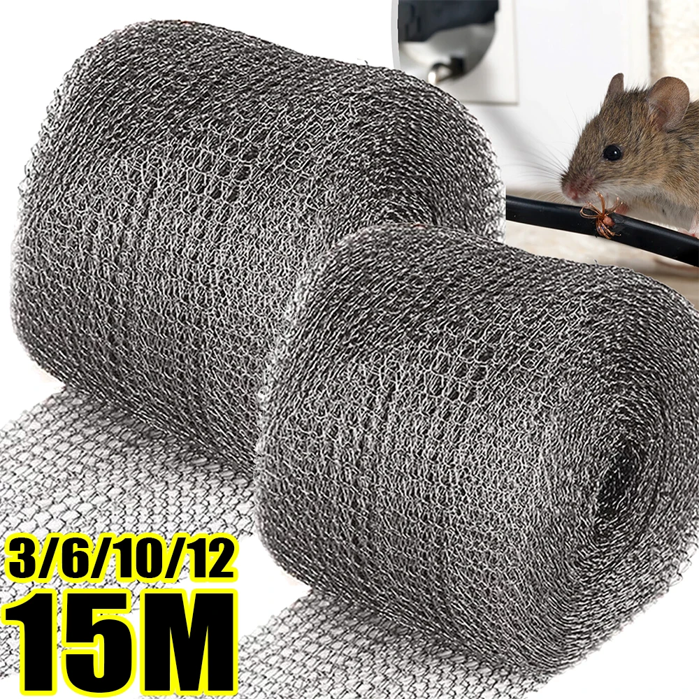 Braided Stainless Steel Mesh Roll Double Layer Rabbit Rodent Protection ...