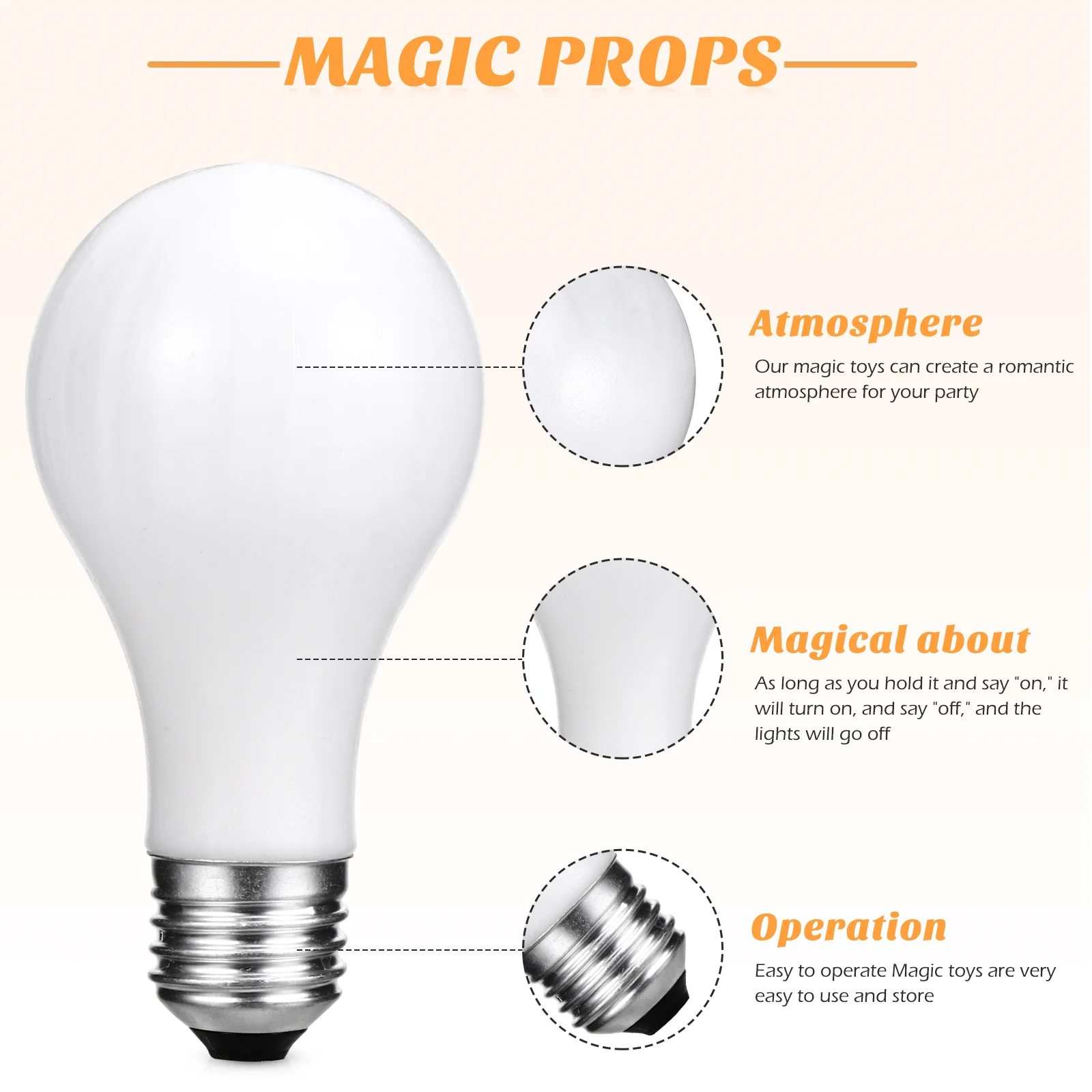 Uncle Fester Costume Light Bulb