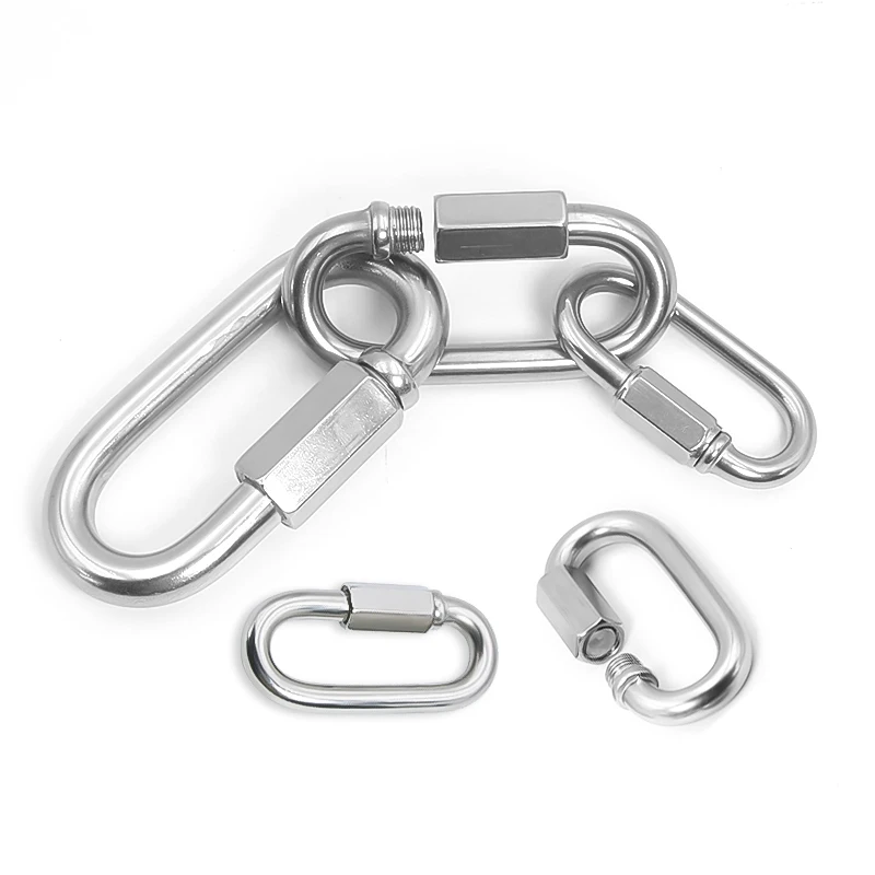 10pcs304-Stainless-Steel-Accessory-D-Lock-Can-Be-Used-To-Repair-Pet-Key ...