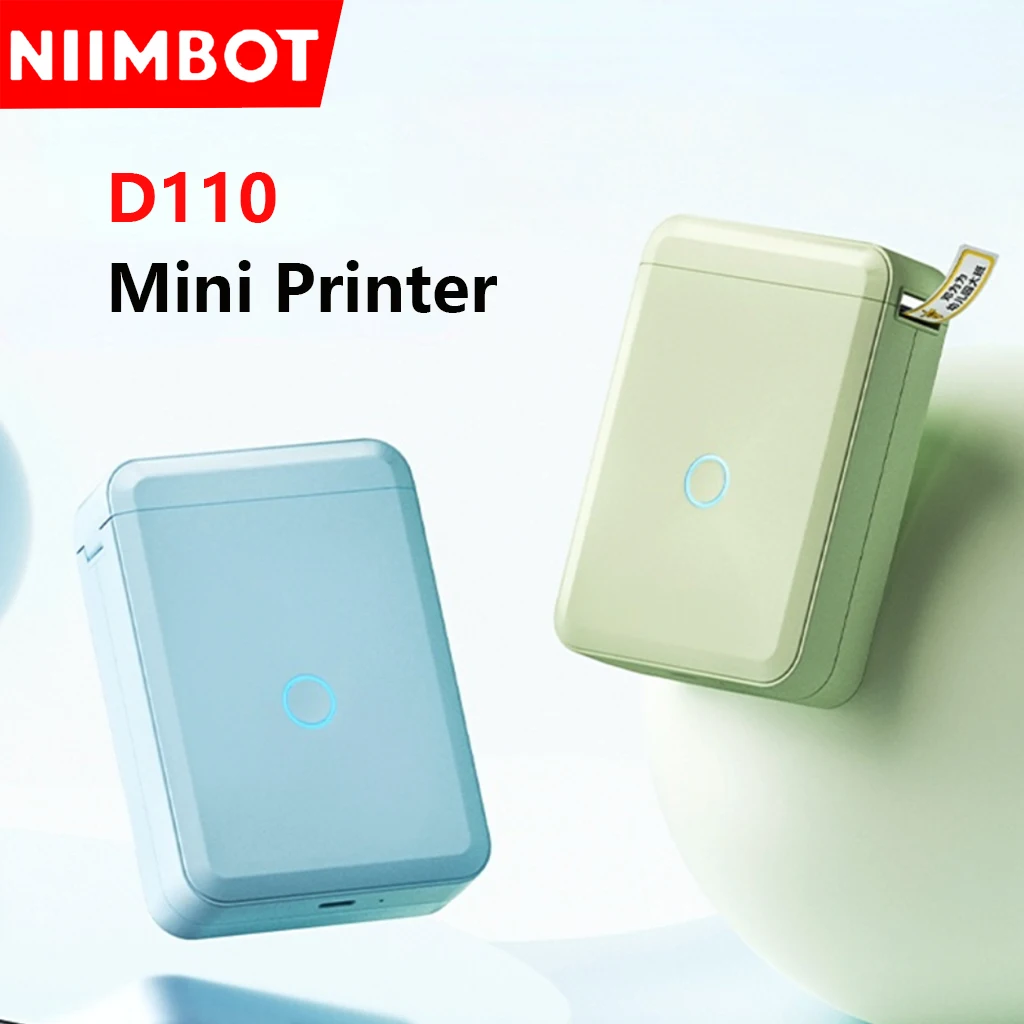 Nimbot-Mini etiqueta D110 impressora térmica, portátil, auto-adesivo ...