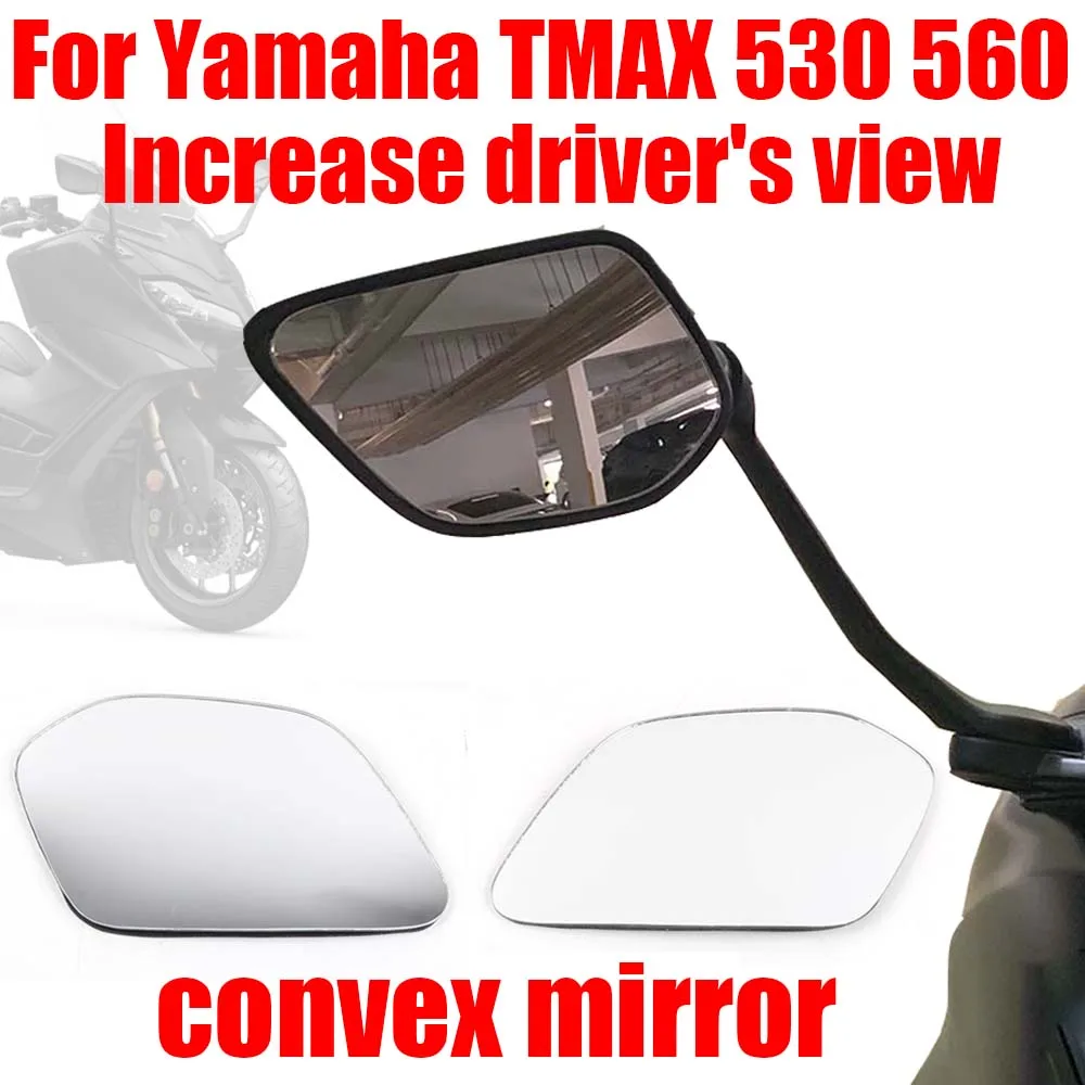 For-Yamaha-T-MAX-TMAX-530-560-TMAX530-TMAX560-Accessories-Convex-Mirror-Increase-Rearview ...