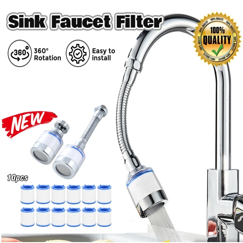 Kitchen-Water-Tap-Faucet-Pressurized-Bubbler-Filter-Remove-Chlorine ...