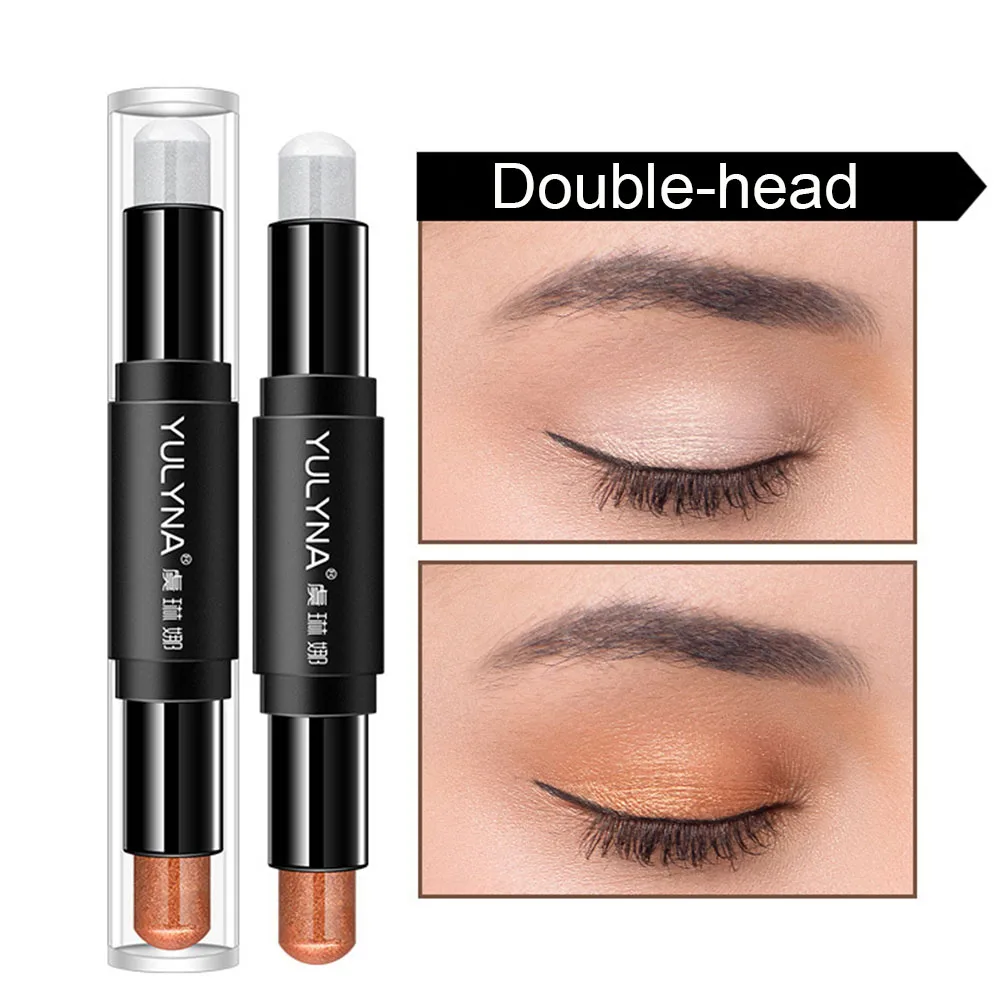 5-Colors-Double-Head-Eyeshadow-Pen-Pearlescent-Silkworm-Stick-Lasting ...