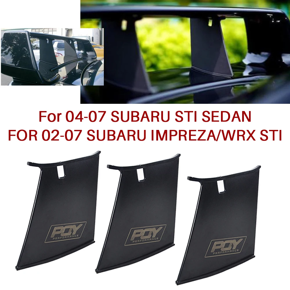 For-04-07-Subaru-STI-Sedan-Rear-Spoiler-Support-Stabilizer-For-02-07 ...