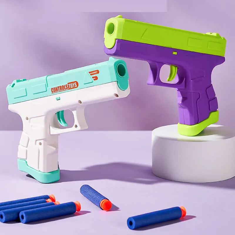 Children-Gun-Toy-with-EVA-Soft-Bullets-Pistol-Manual-Darts-Blaster ...