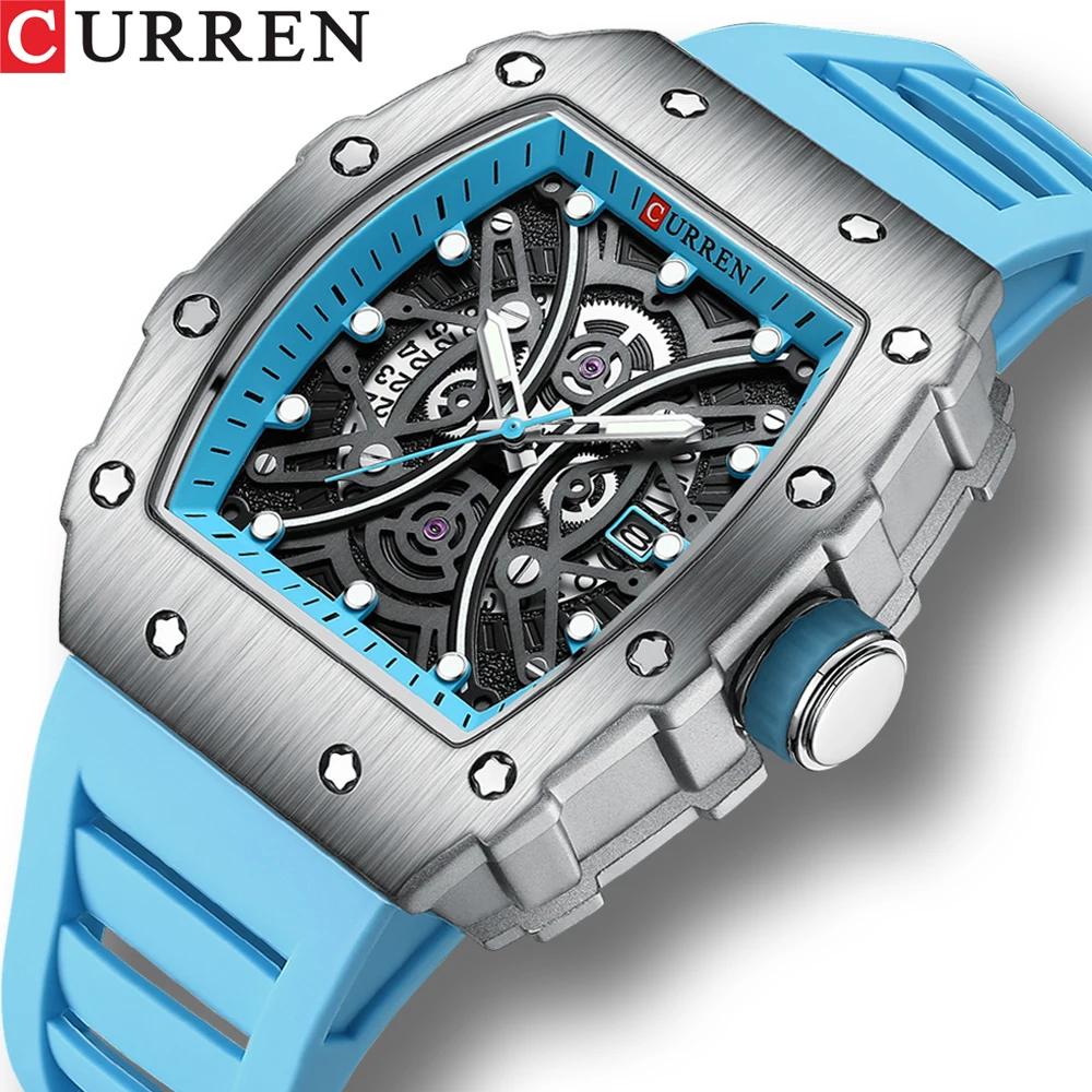 Curren Brand Men's Casual Sports Watch Military Automatic Men's Quartz ...
