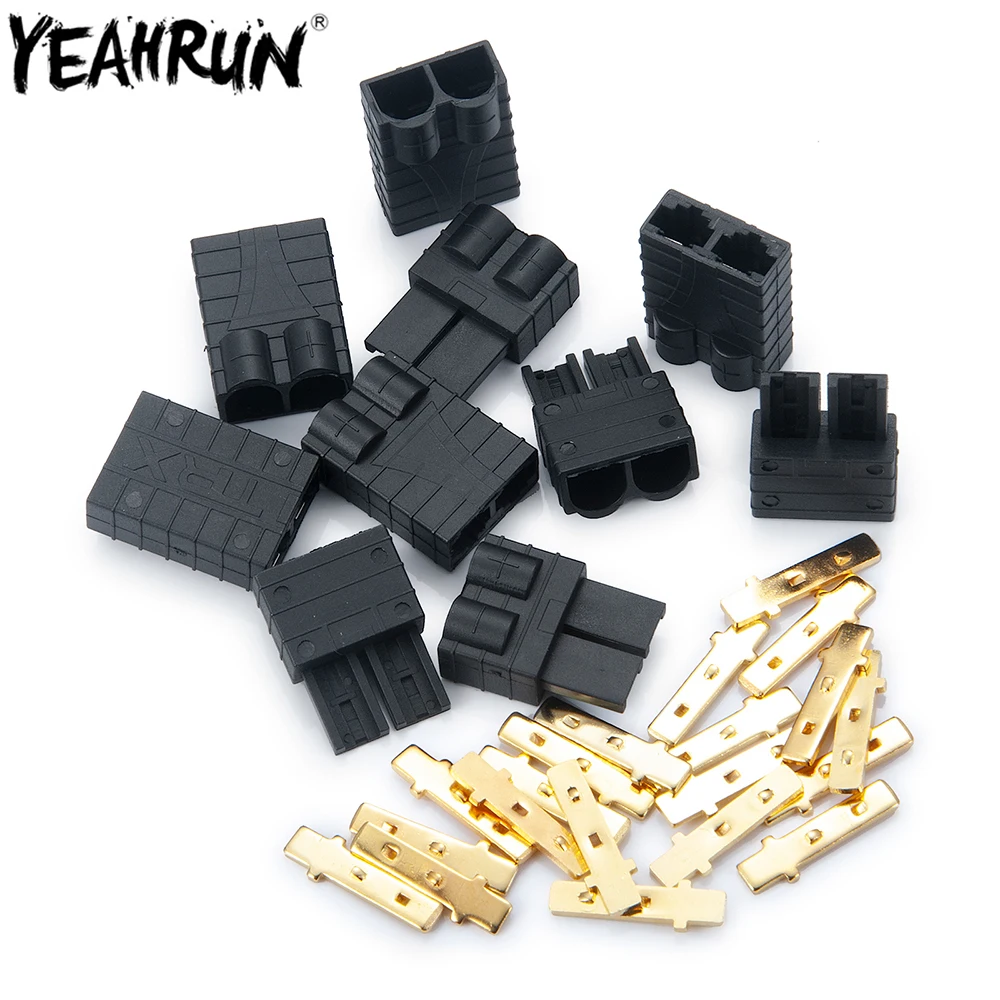 Yeahrun 1/5pairs Male & Female Plug Motor Connector For Traxxas Trx Rc ...