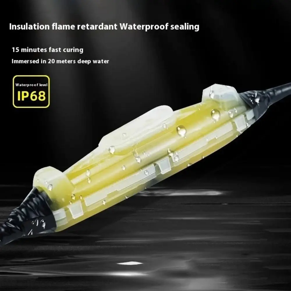 PP Waterproof Junction Box Strong Resilience Not Aging Glue Filled ...