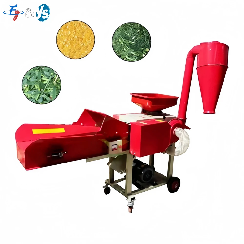 Horizontal Corn Straw Stalk Shredder Machine/Grass Silage Chaff Cutter ...