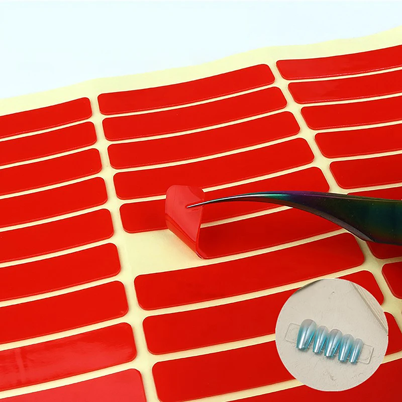 24-40Pcs-Clear-Nail-Adhesive-Tape-False-Nails-Display-Stand-Glue ...