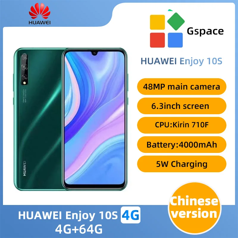 Huawei-aproveite-10s-4G-4000MAh-Bateria-Carga-6-3-polegadas-Google-Android-Global-Telefone-usado ...