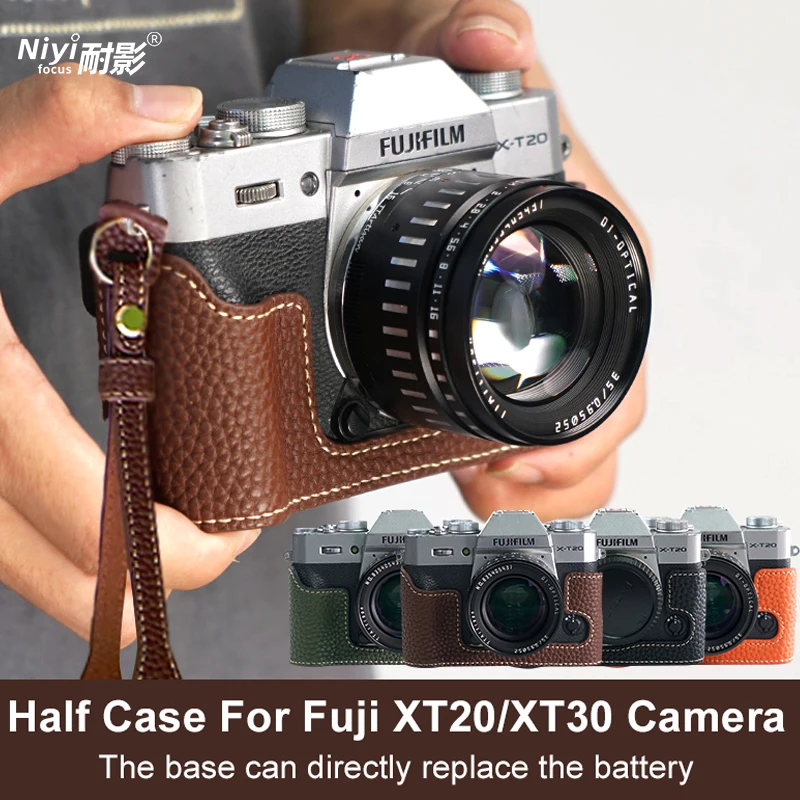 Camera-Half-Case-for-Fuji-X-T20-X-T30-Baseplate-Half-Base-Body-Cover ...