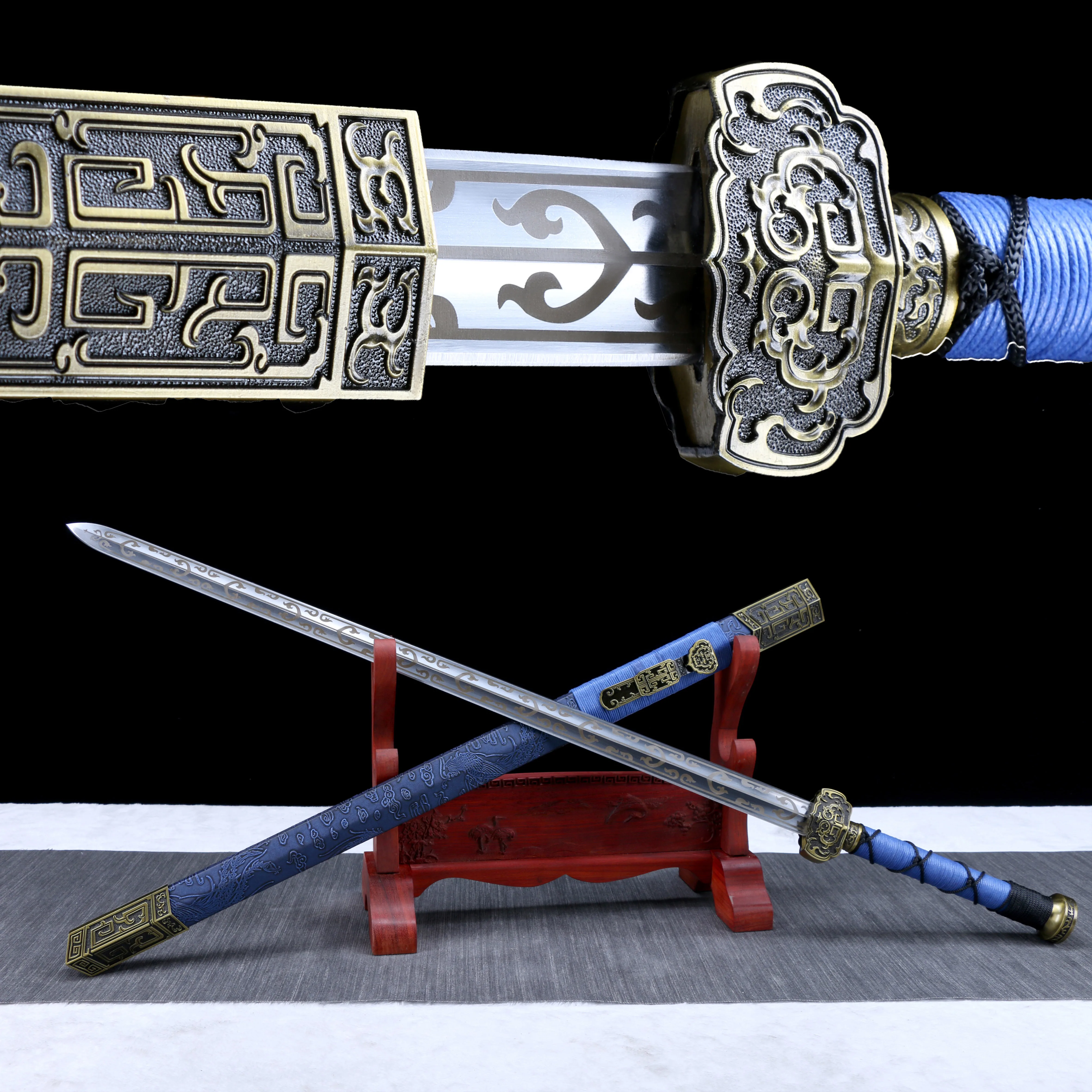 108cm-Medieval-high-carbon-steel-Elf-Angel-Sword-Holy-Sword-Hero-Magic ...