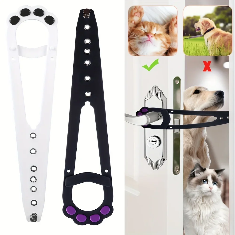 1pc New 2nd Generation Cat Door Bracket Latch Prevent Dogs From ...