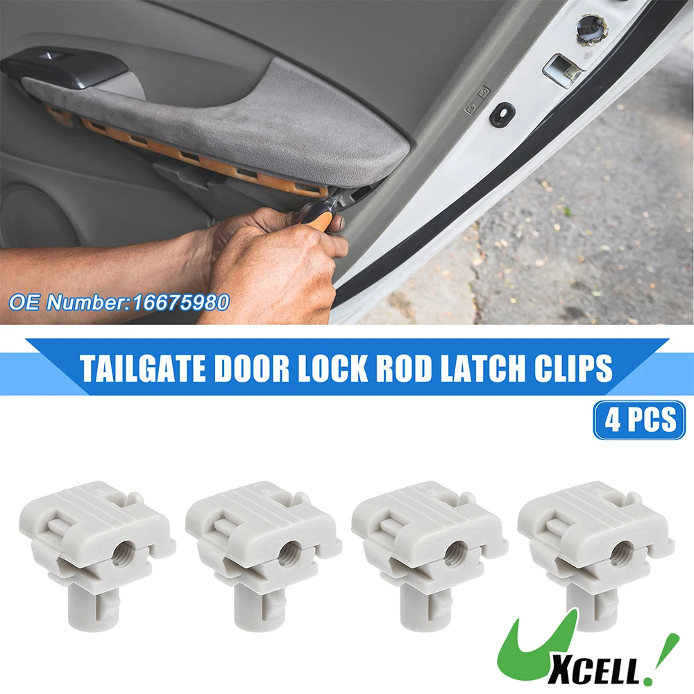 UXCELL 4/8/10/20/25 Pcs Tailgate Door Lock Rod Latch Clips Compatible ...