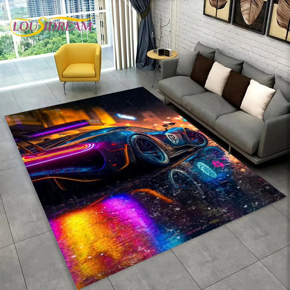 Racing-sports-Car-Area-Rug-Large-Carpet-Rug-for-Home-Living-Room ...