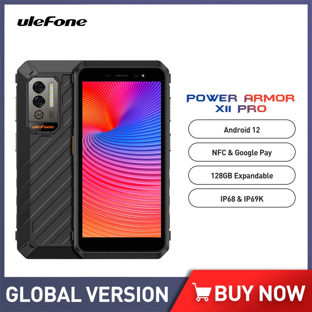 Ulefone-Power-Armor-X11-Pro-IP68-Rugged-Phone-4G-RAM-64G-ROM-Helio-G25 ...