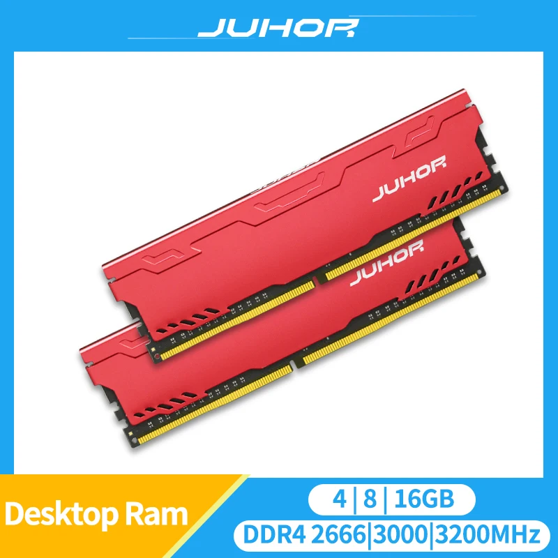 Juhor Memoria Ram Ddr4 4gb 8gb 16gb 2400mhz 2666mhz 3000mhz 3200 Ddr3 ...