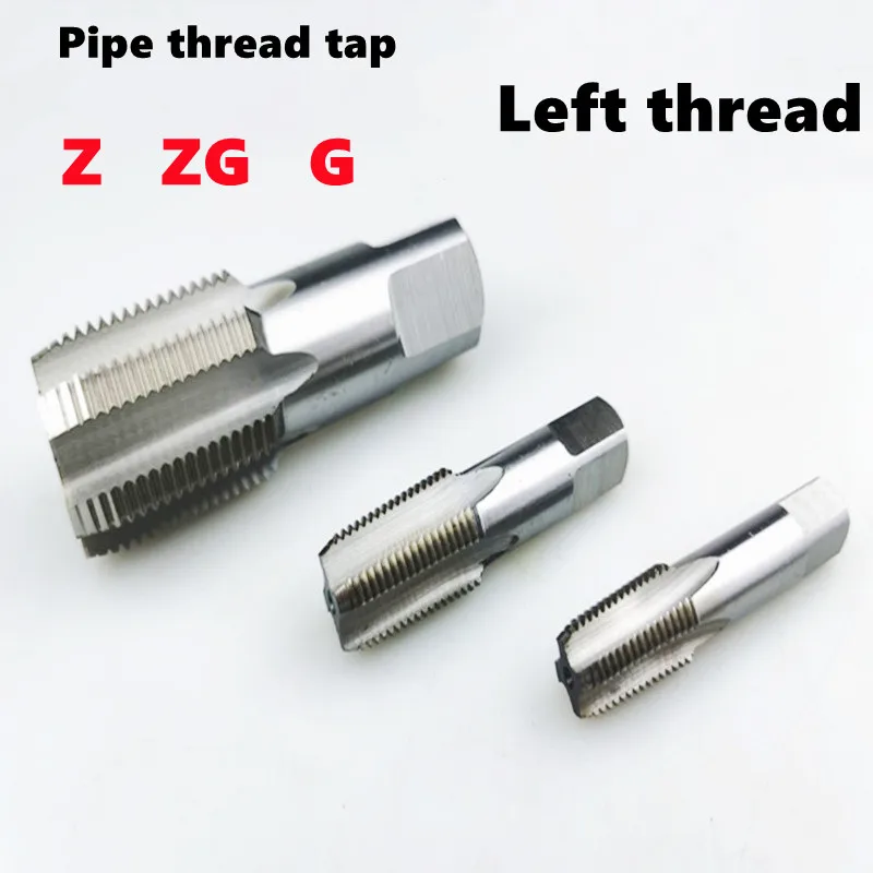 Left-hand-pipe-thread-tap-G-ZG-Z-for-threading-machine-HSS-water-pipe ...