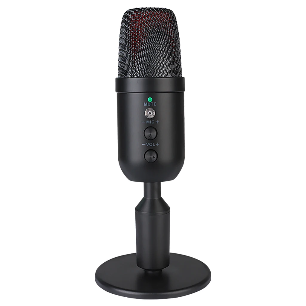 Condenser Microphone USB Desktop Mic for Computer Live Dubbing Game ...