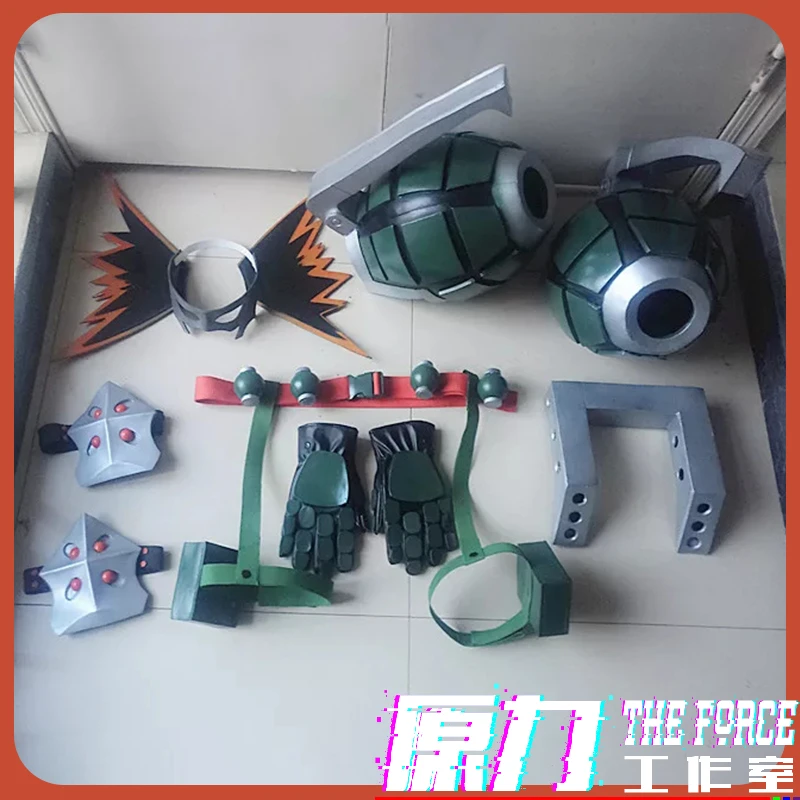 My Hero Academia Cosplay Knee Covers, Bakugou Katsuki, Hairpin, Luvas ...
