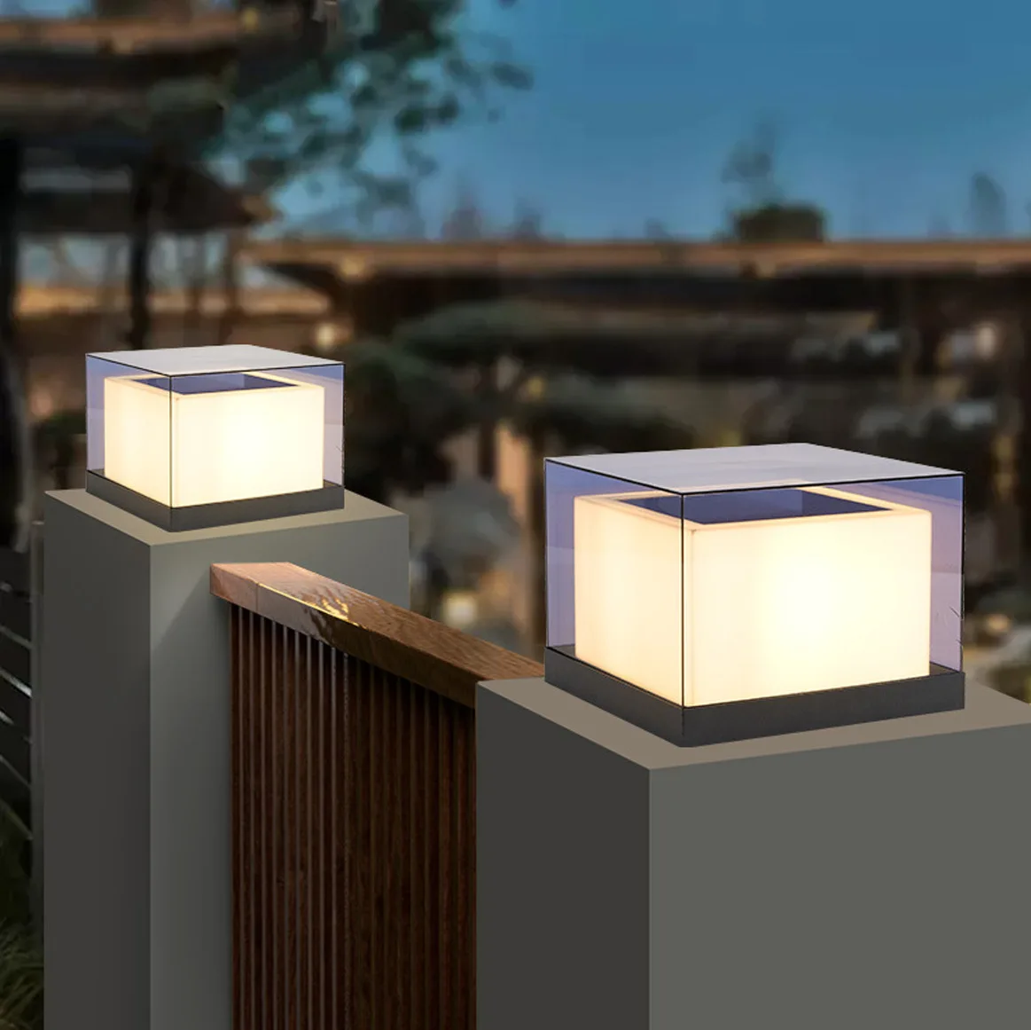 Modern-Pillar-Light-Solar-Outdoor-Light-Waterproof-Design-Sense-Garden ...