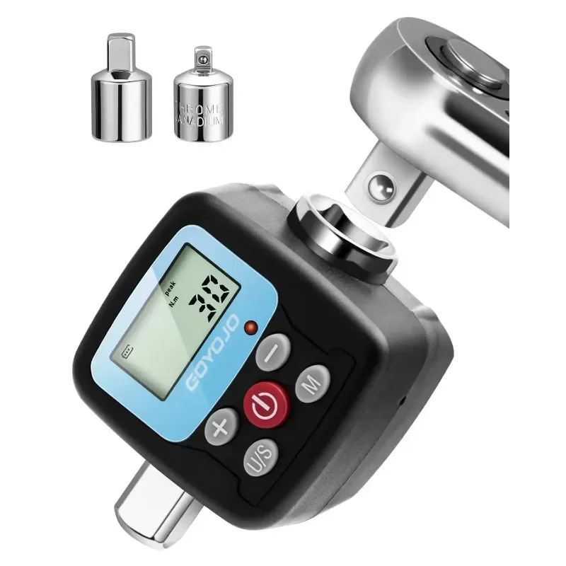 1/2"1/4 Digital Torque Wrench Adapter Precision Electronic Tool ...