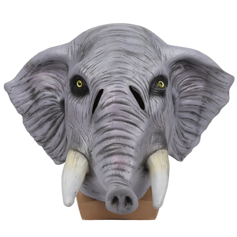Halloween Animal Costume Elephant Mask African Animal Mask Mask for ...