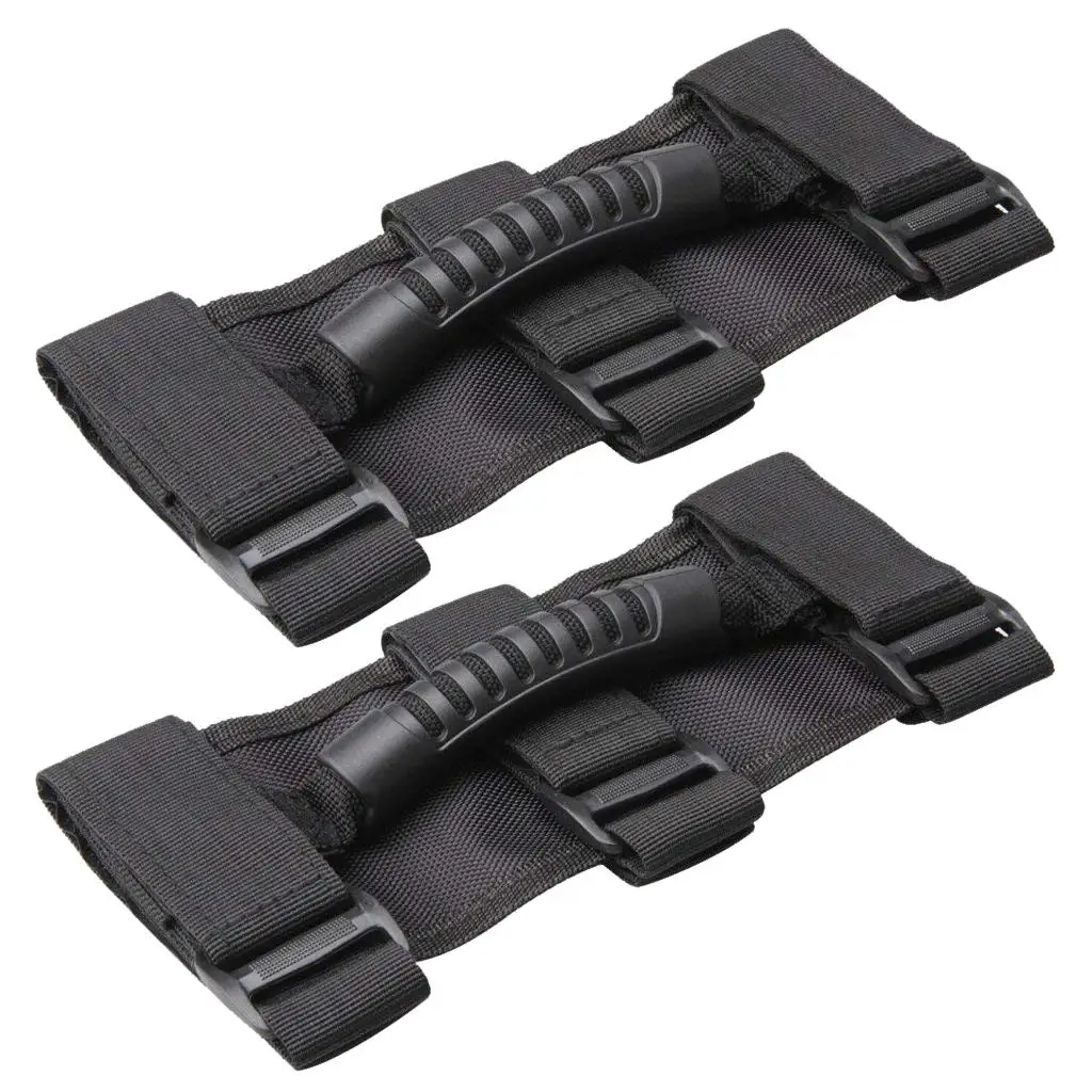 Black Roll Bar Grab Handles 2 Pack Unlimited Roll Bar Side Grab Handle ...