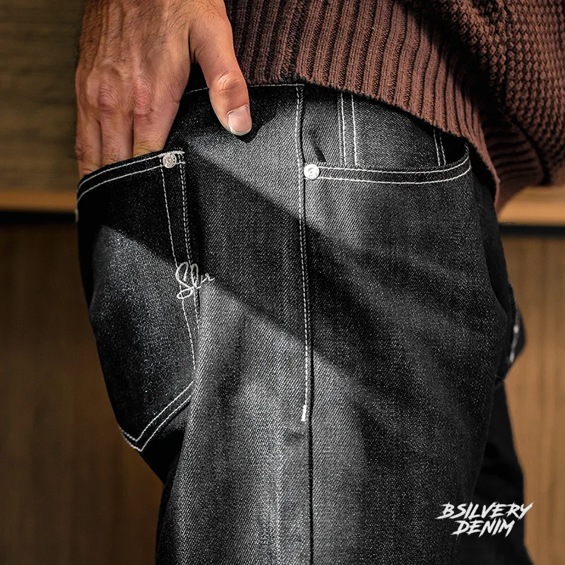 Maden-Silver-Denim-Vintage-Jeans-for-Men-Amekaji-Selvedge-Raw-Denim-13 ...